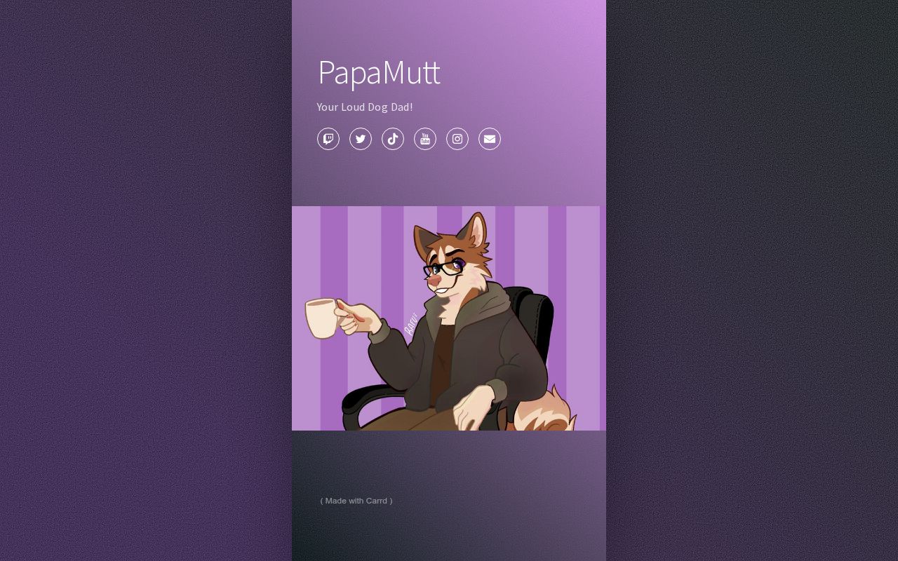 PapaMutt's Carrd